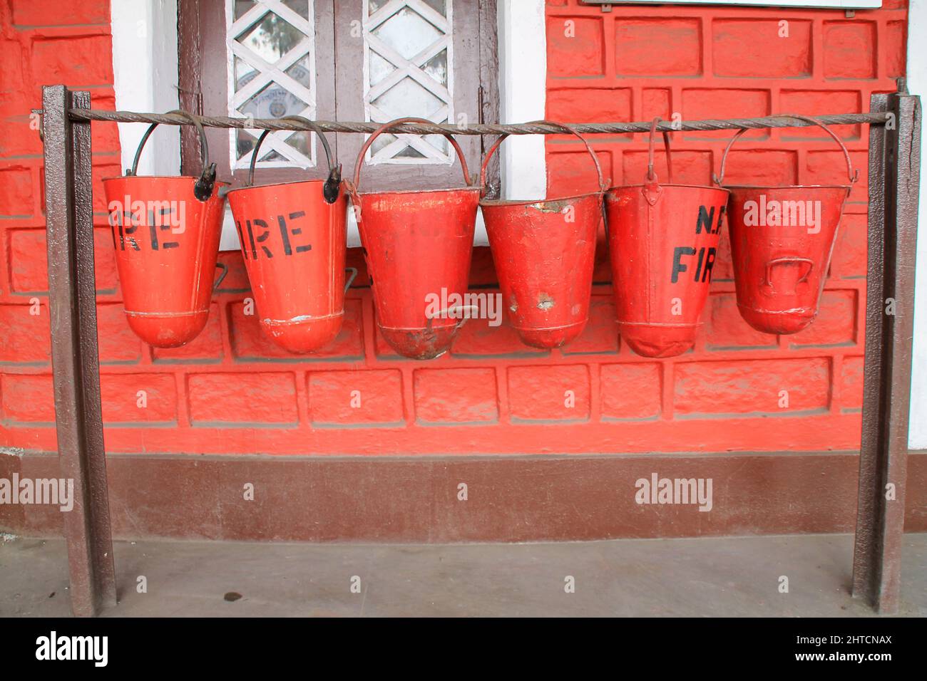 Fire extinguishing buckets hi-res stock photography and images - Alamy