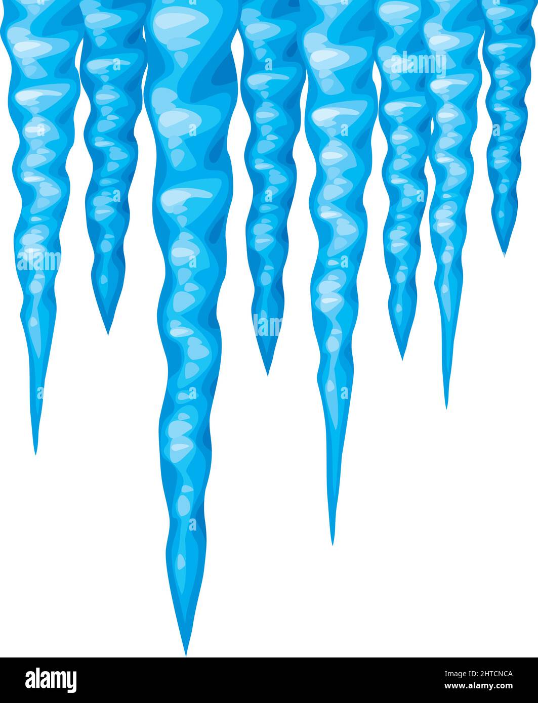 Vector illustration of shiny icicles Stock Vector Image & Art - Alamy