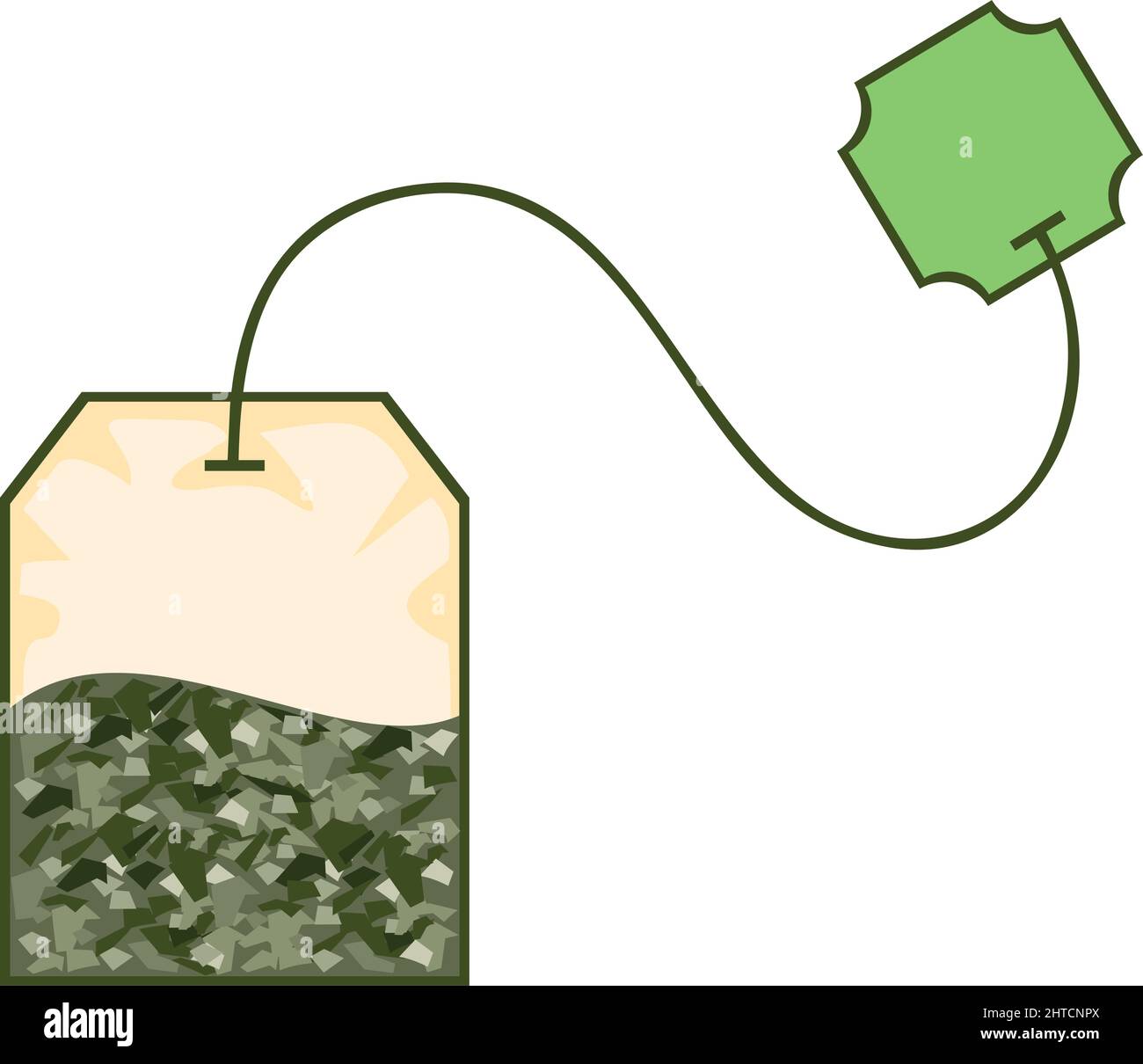 Tea bag vector illustration Stock Vector Image & Art - Alamy
