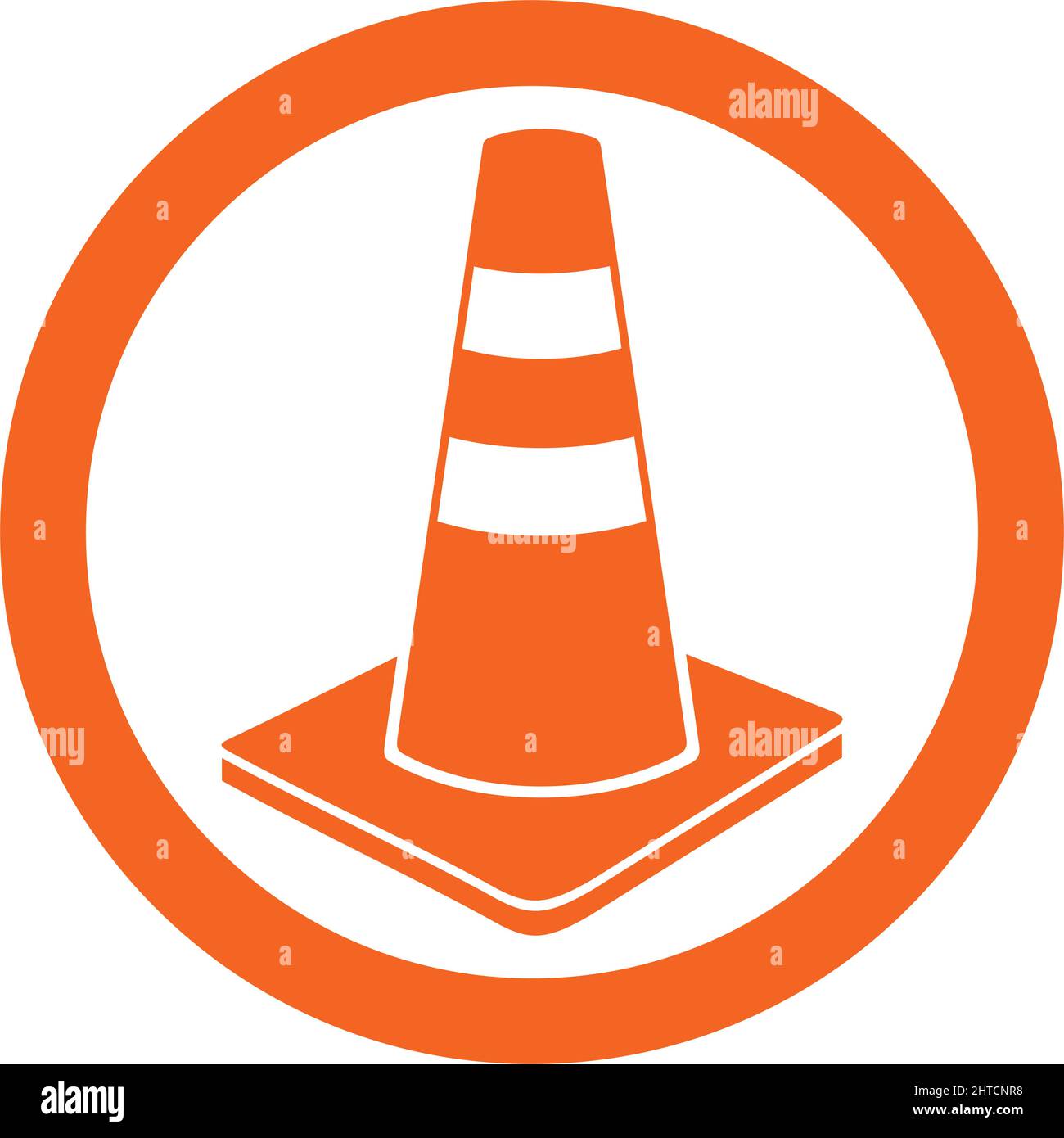 Traffic cone vector illustration Stock Vector Image & Art - Alamy