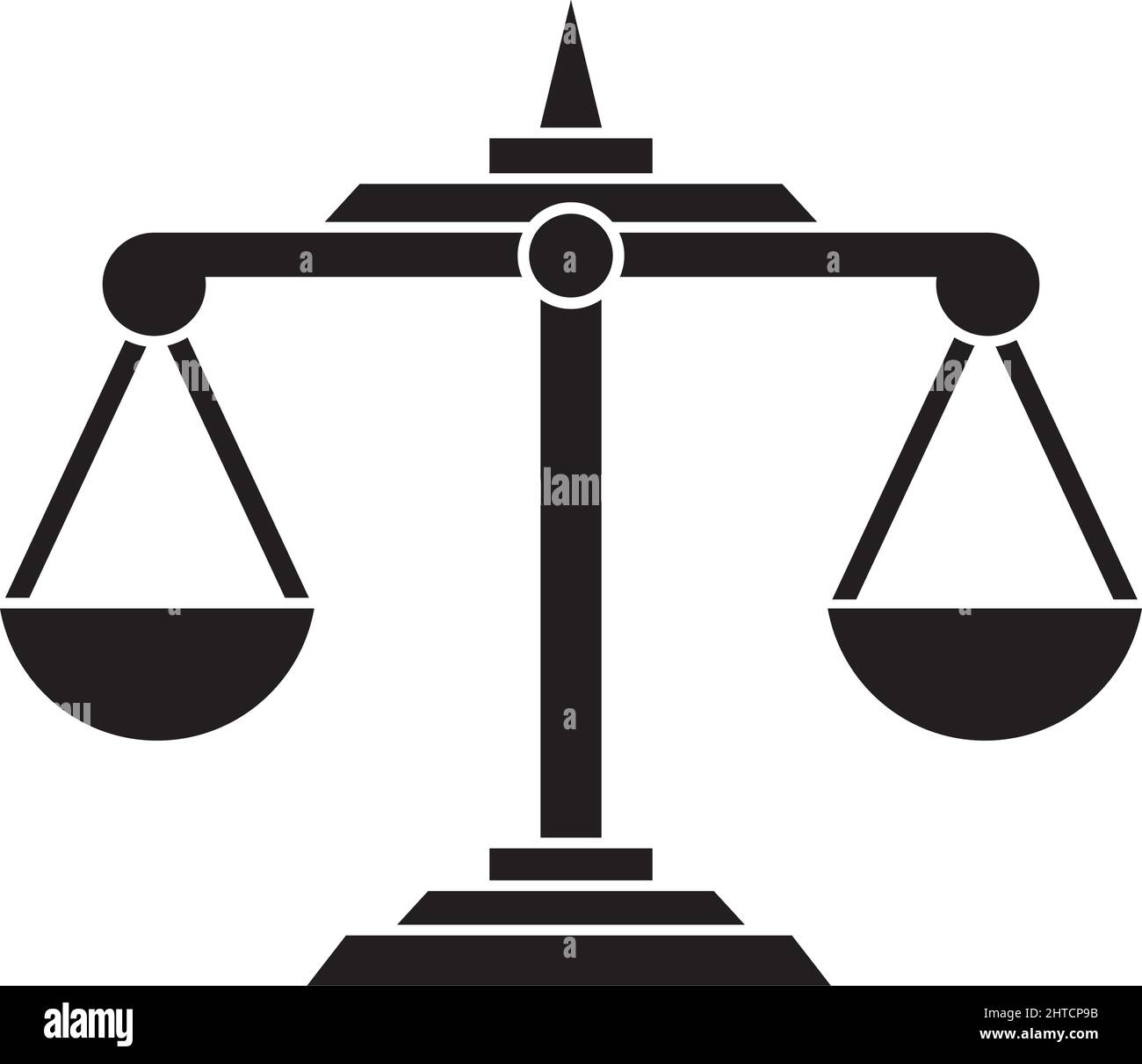 Scales of justice symbol vector illustration Stock Vector Image & Art ...