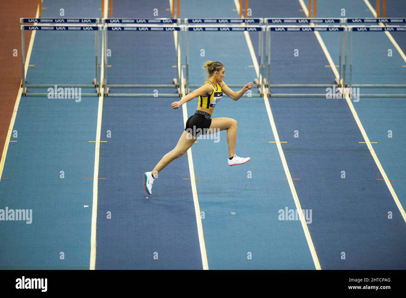 Sunday 27 February 2022: Ella Rush in the Womens High Jump Pentathlon ...