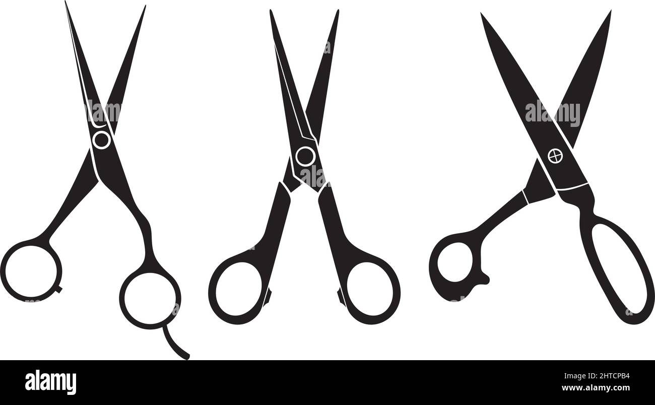 Hair Cutting Shears Vector