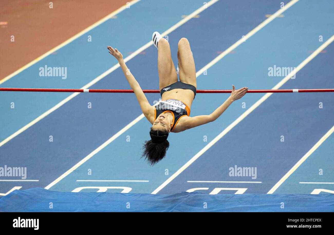 Sunday 27 February 2022: Laura Zialor - 1.88m winning the Womens High ...