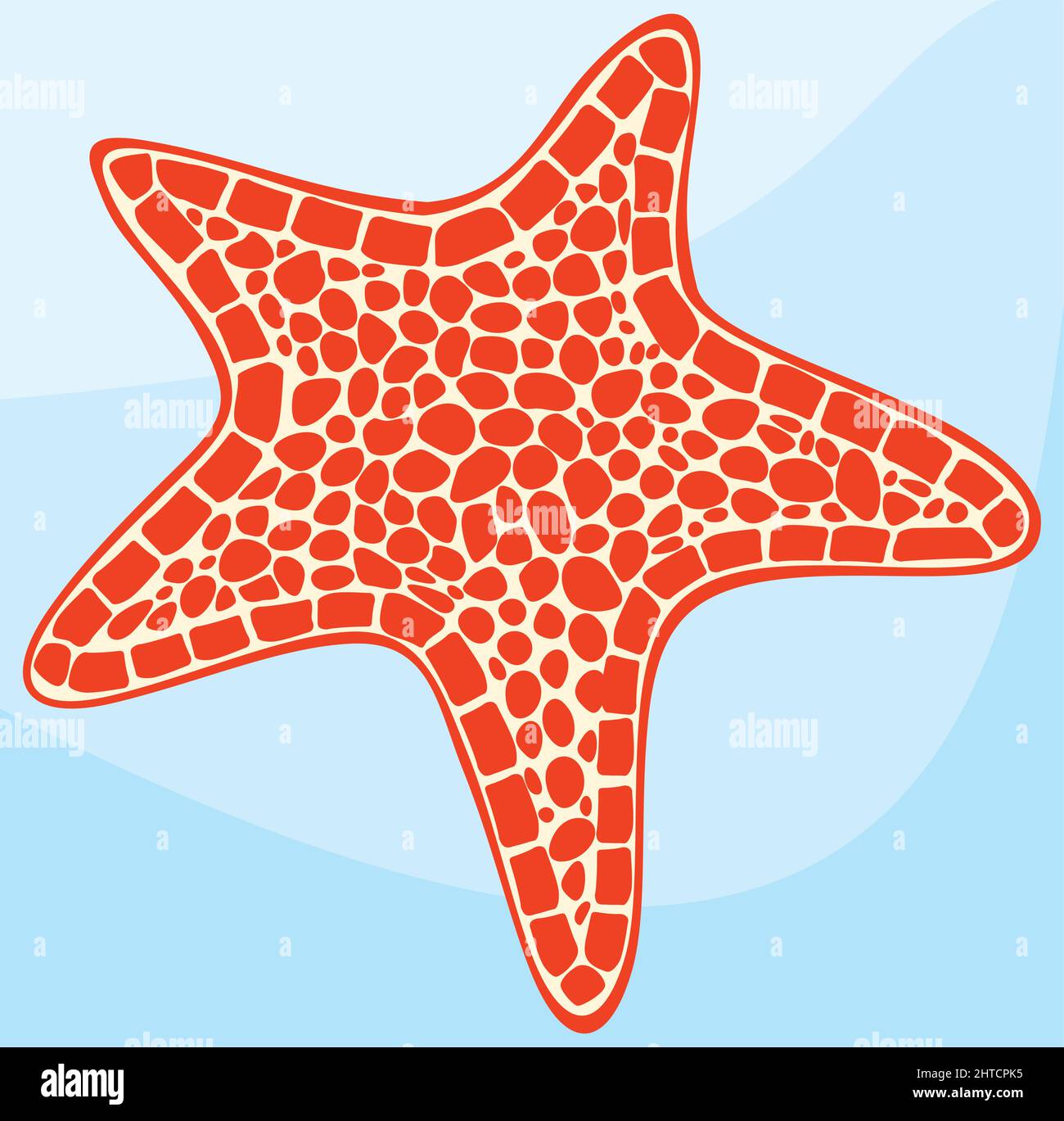 Starfish vector illustration Stock Vector Image & Art - Alamy