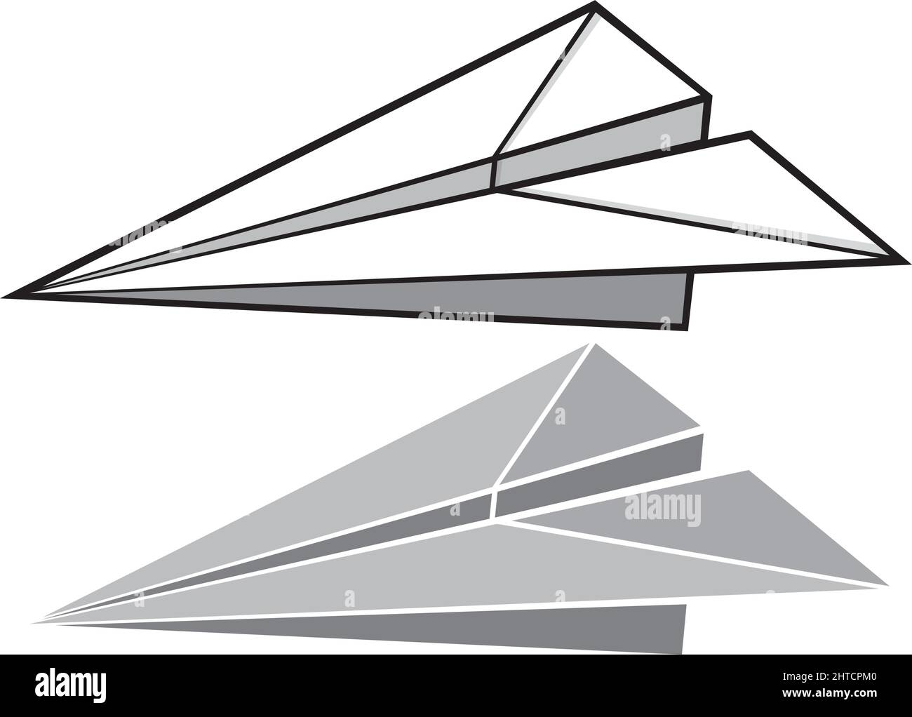 Paper plane vector illustration Stock Vector Image & Art - Alamy