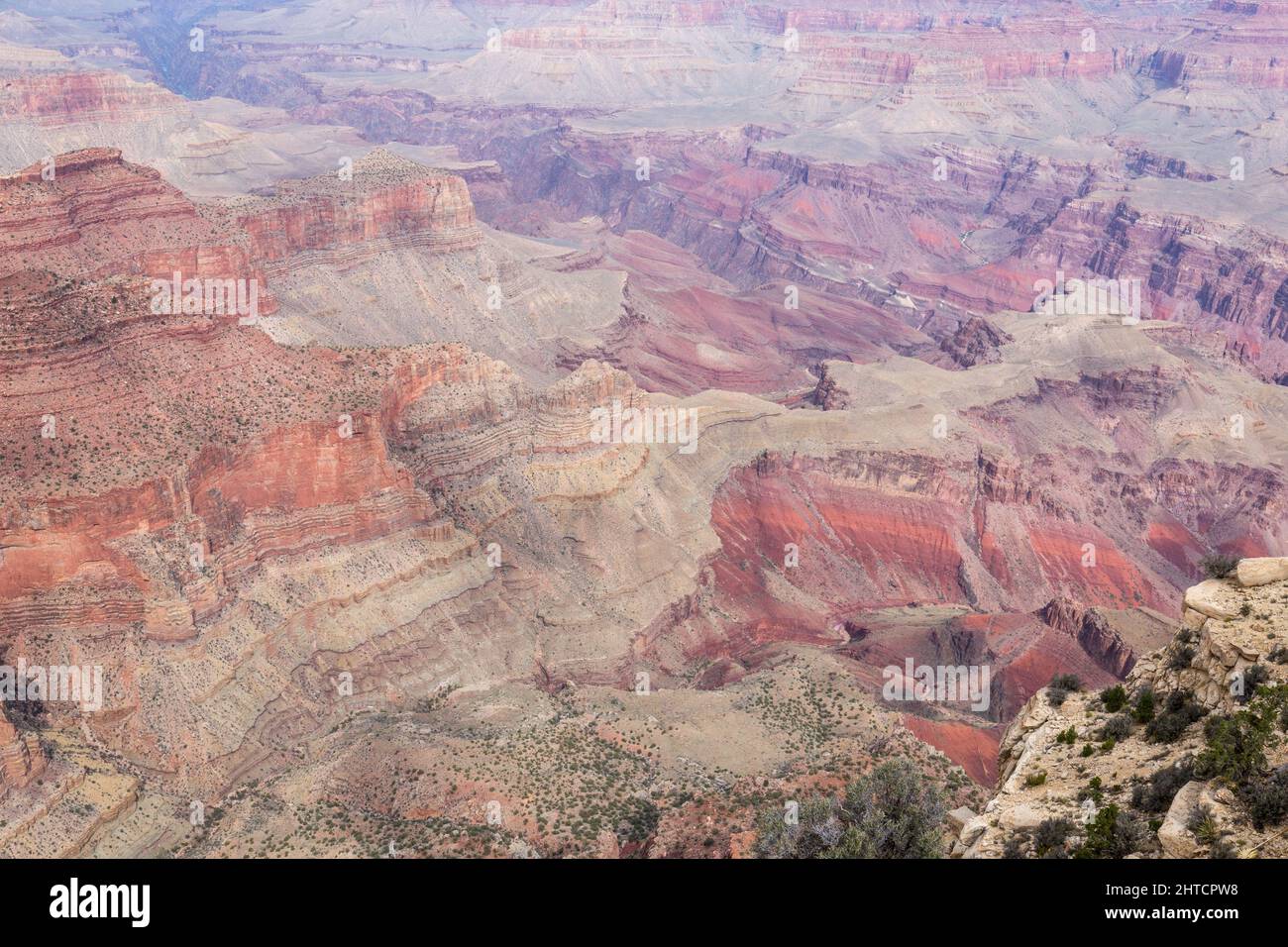 Aerial view of a canyon Stock Photo - Alamy