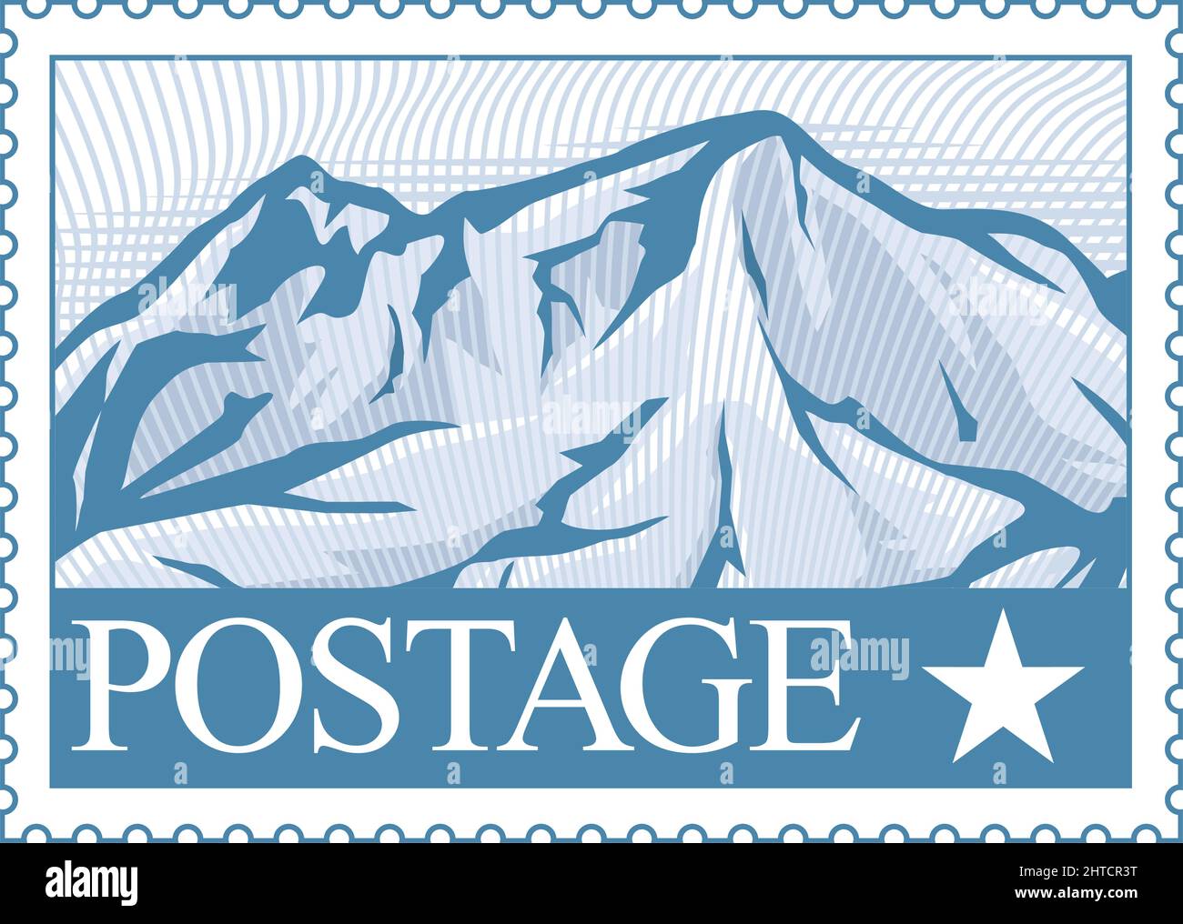 Postage stamp vector illustration Stock Vector Image & Art - Alamy