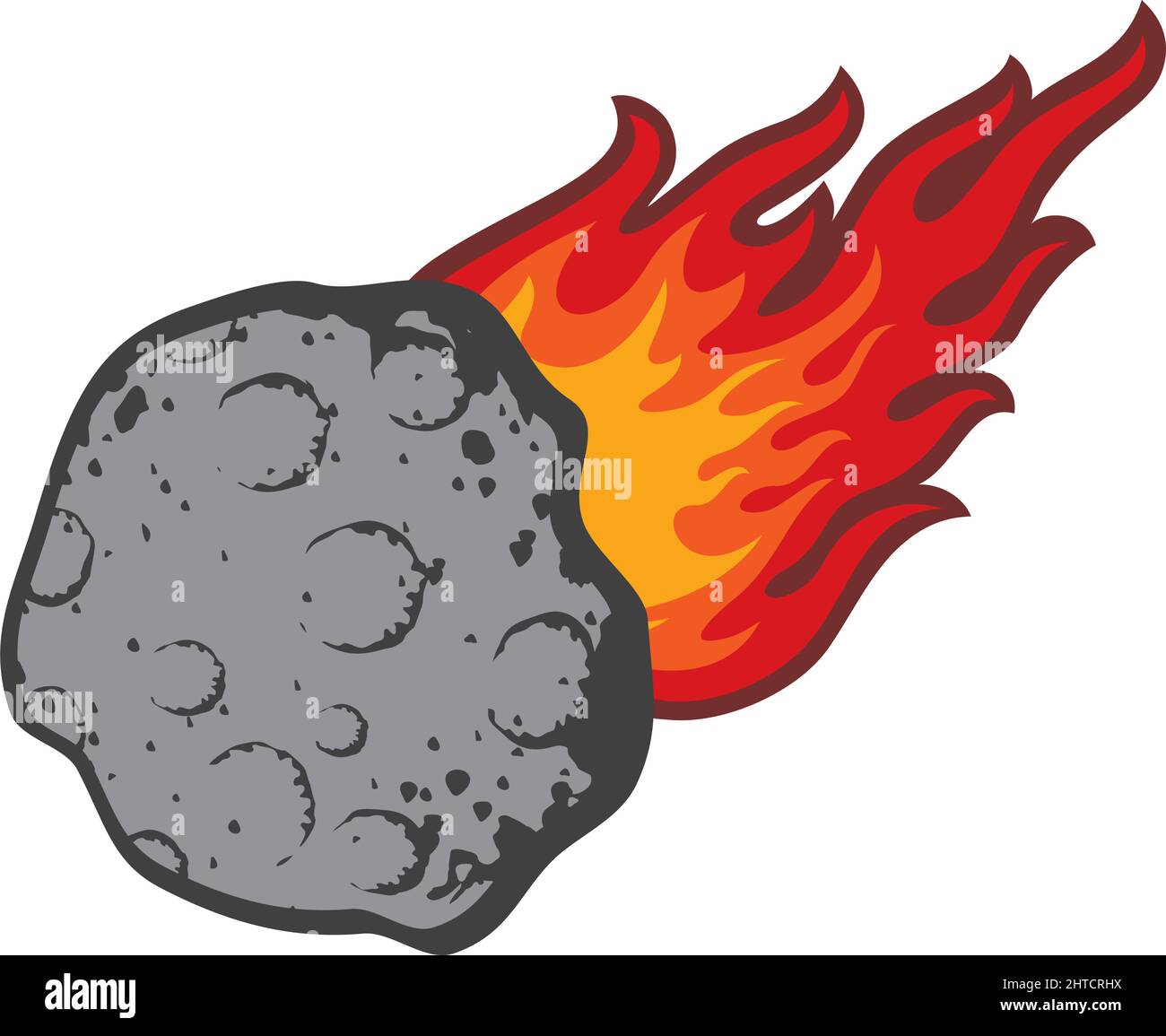 Meteorite vector illustration Stock Vector Image & Art - Alamy