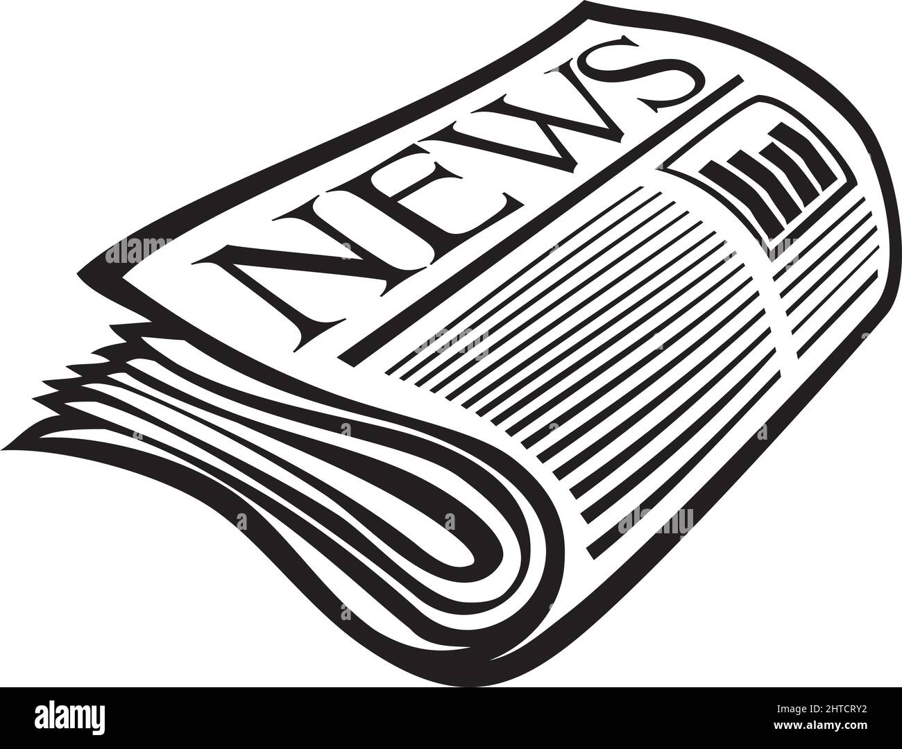 Newspaper vector illustration Stock Vector Image & Art - Alamy