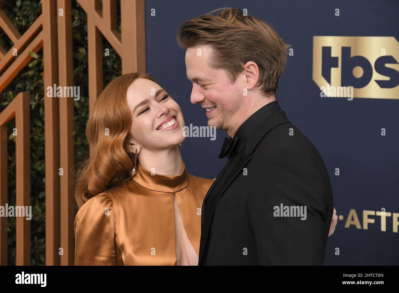 Los Angeles, USA. 27th Feb, 2022. Elizabeth McLaughlin and Christoph ...
