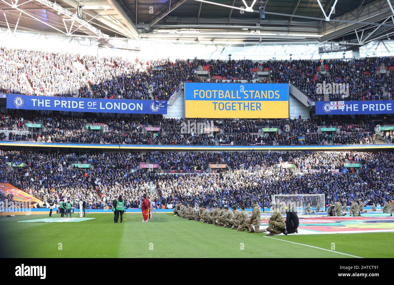 The scoreboard at wembley hi-res stock photography and images - Alamy