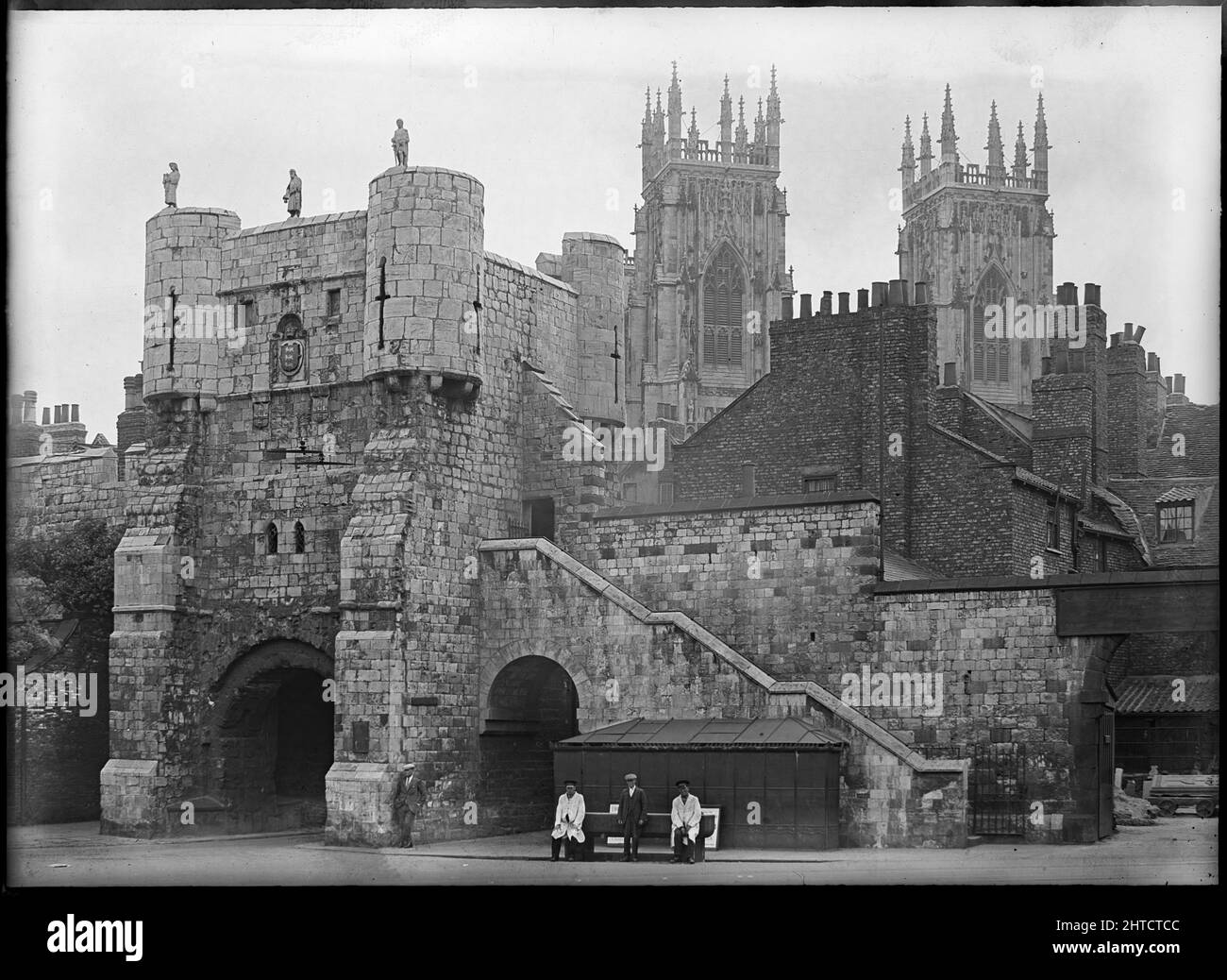 Exterior view historic three Black and White Stock Photos & Images - Alamy