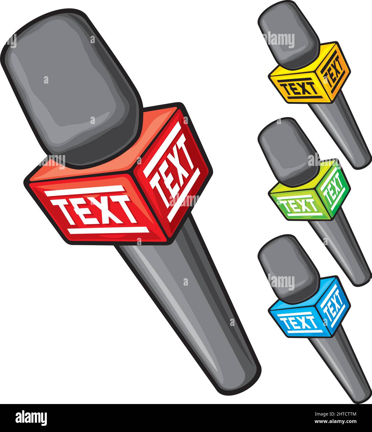 Vector illustration of microphone Stock Vector Image & Art - Alamy