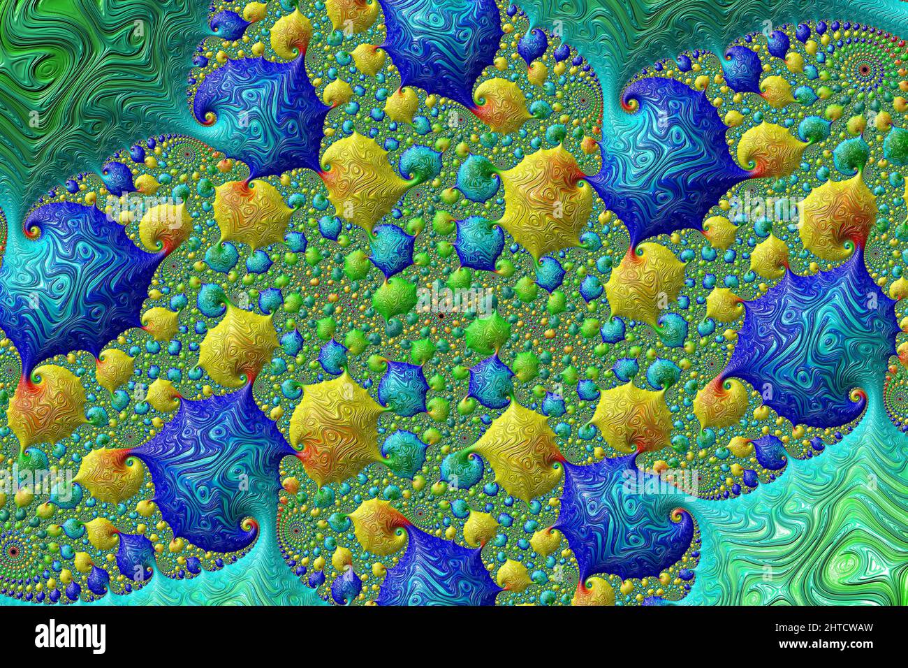 Illustration of colorful patterns Stock Photo - Alamy