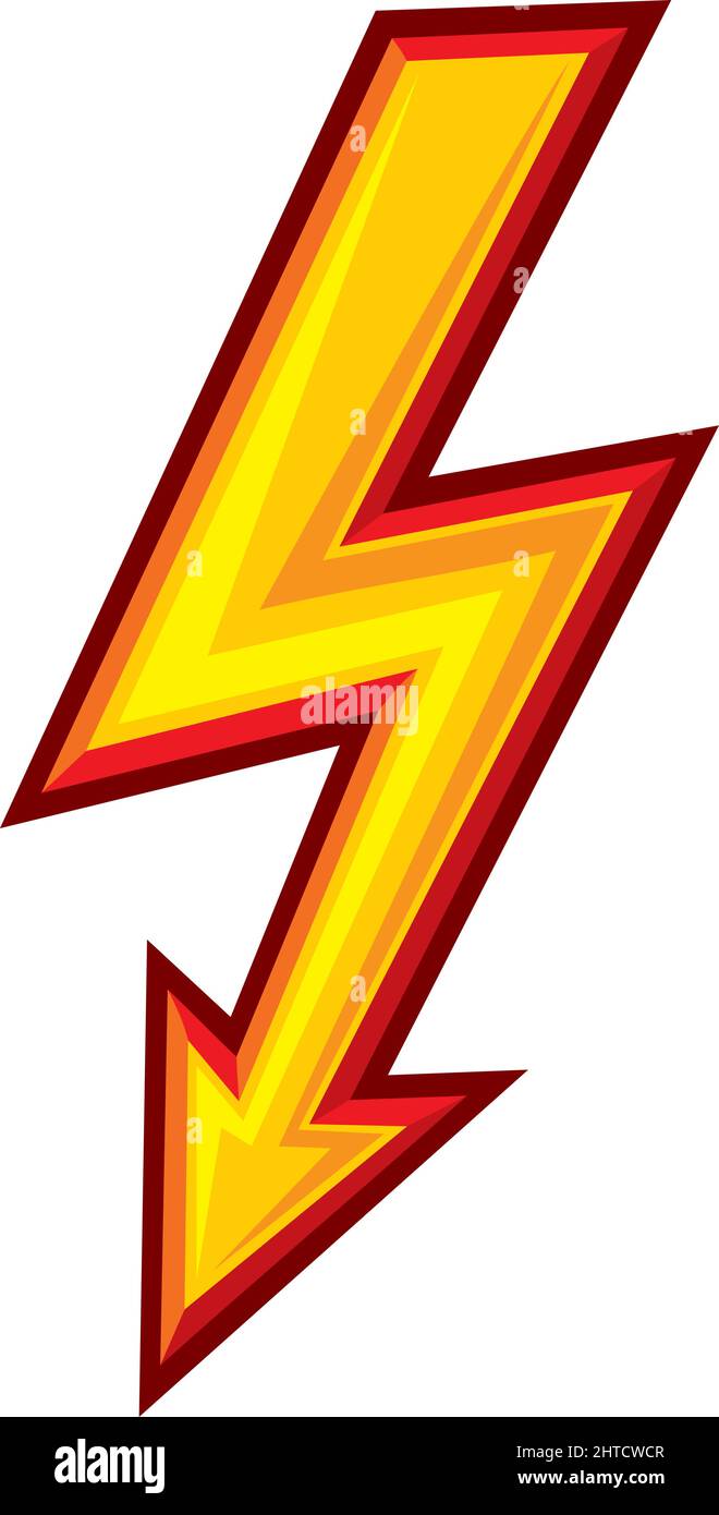 Lightning symbol vector illustration Stock Vector Image & Art - Alamy