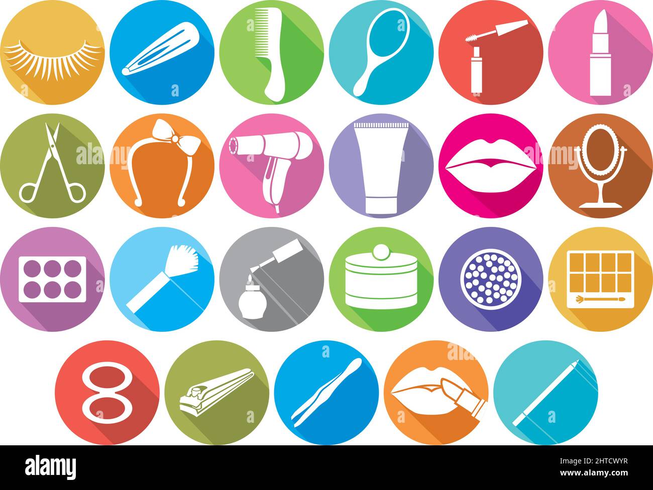 Cosmetics makeover Stock Vector Images - Alamy