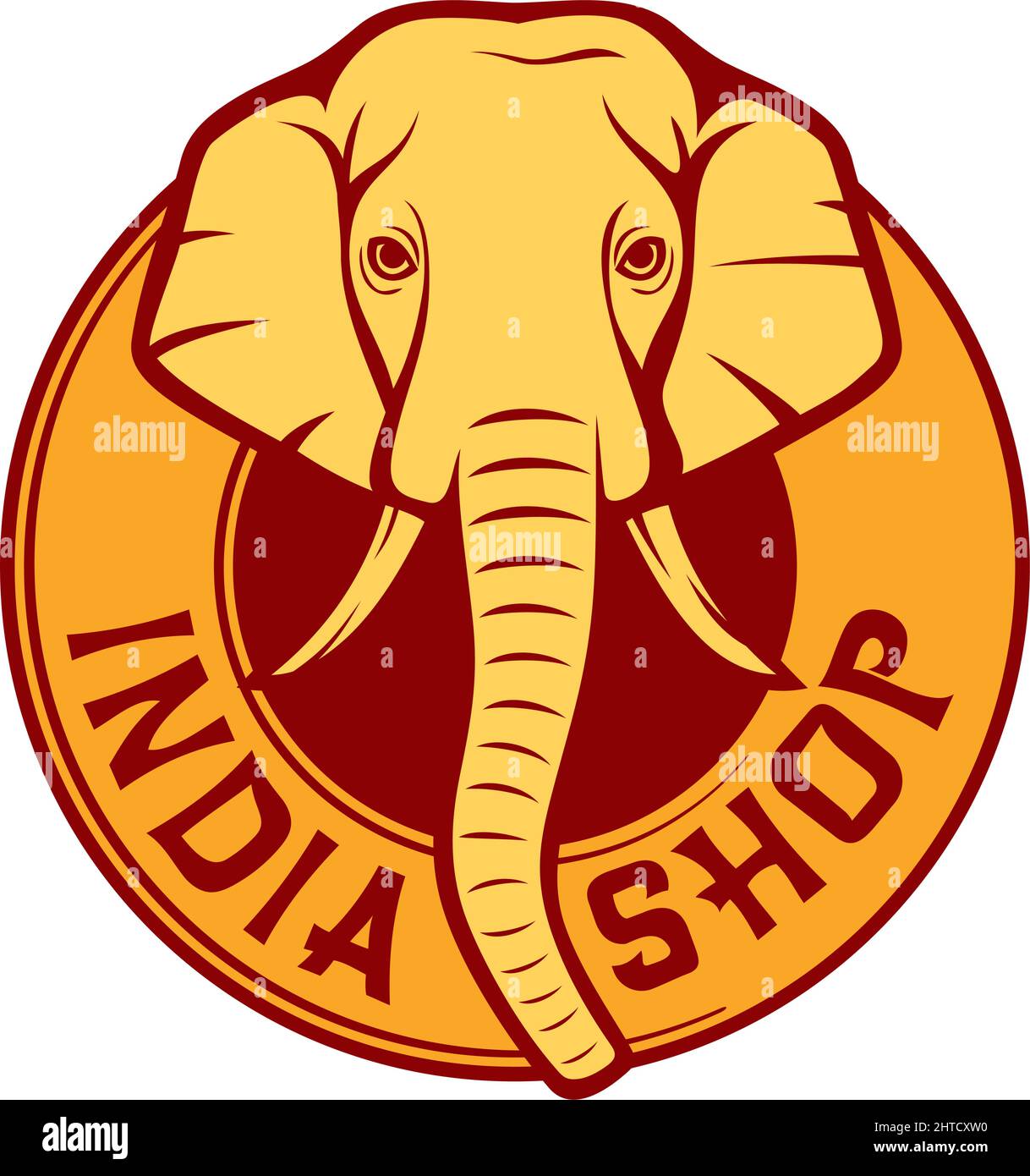 India shop vector illustration Stock Vector Image & Art - Alamy