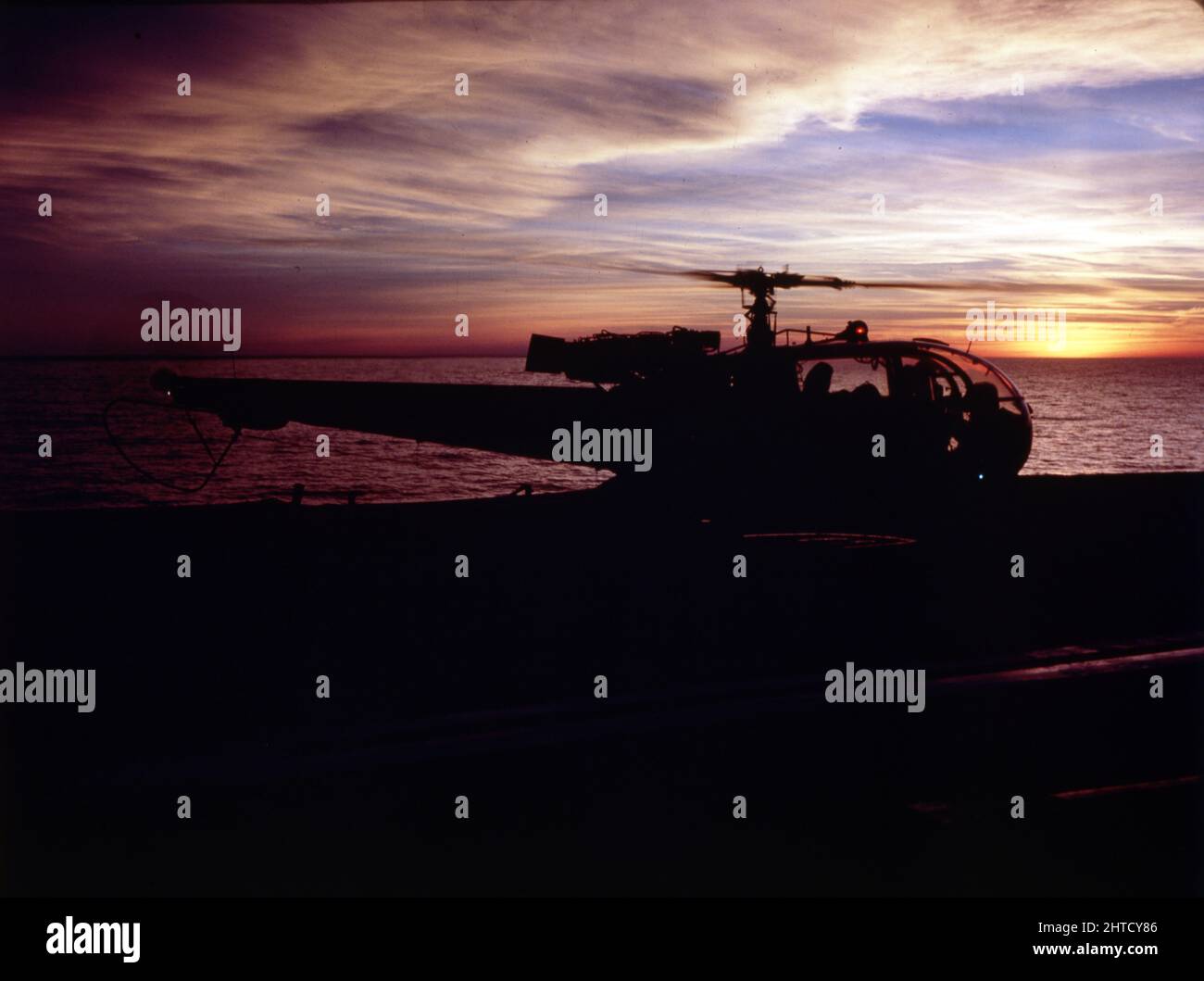 Helicopter, Falklands War, 1982 Stock Photo - Alamy