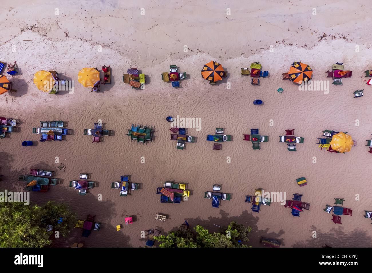 Aerial view of No. 2 Beach Stock Photo - Alamy