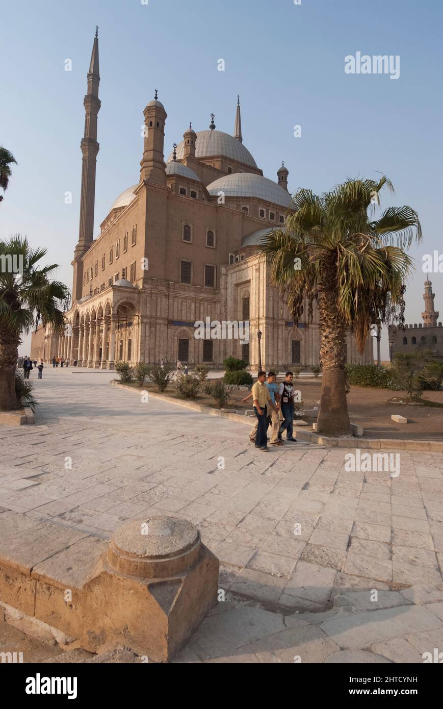 Mohammed Ali Mosque, Cairo, Egypt, 2007. The exterior and entrance of ...