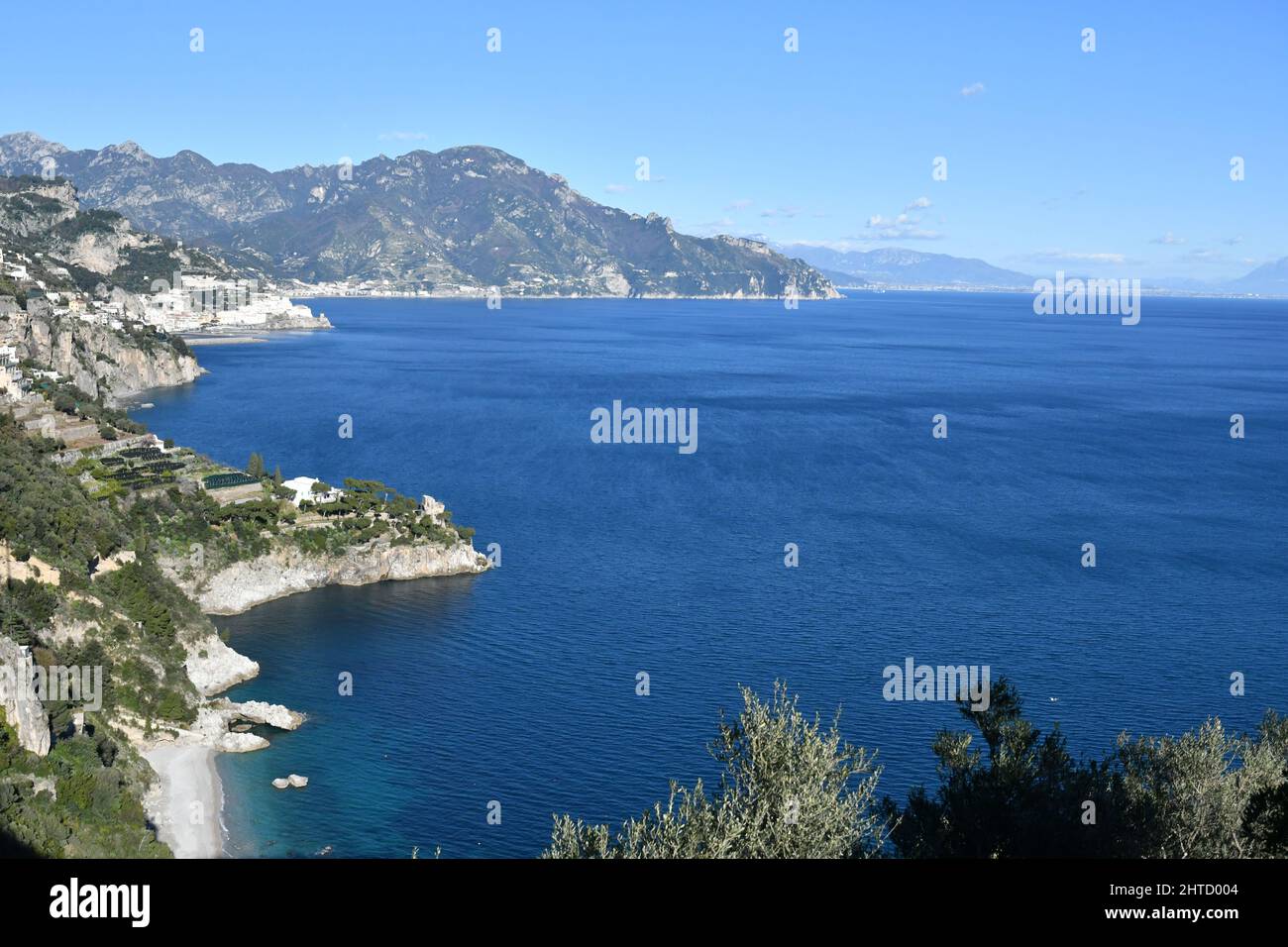 The Italian village of Conca dei Marini Stock Photo - Alamy