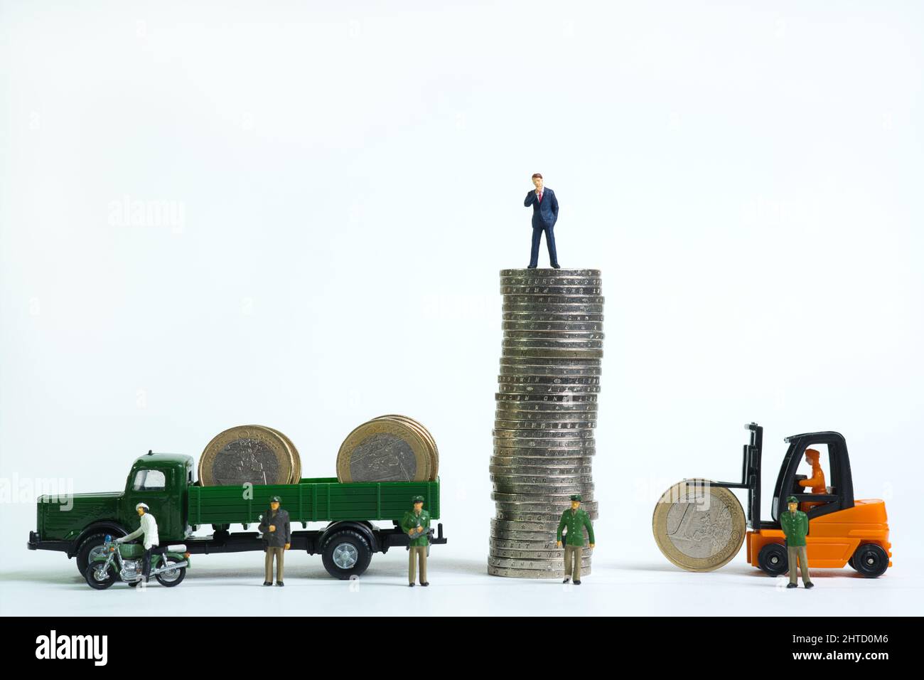 the police are guarding the fortune of a successful businessman who ...