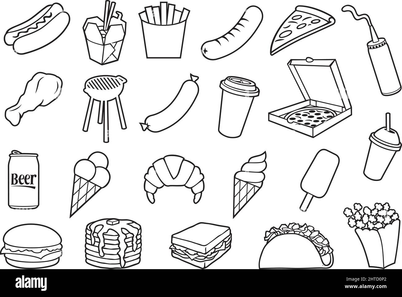 Pizza legs Stock Vector Images - Alamy