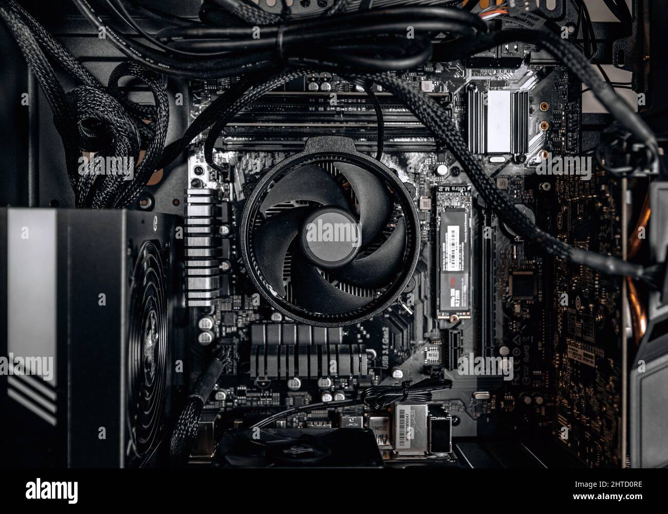 Inside of desktop computer hi-res stock photography and images - Alamy