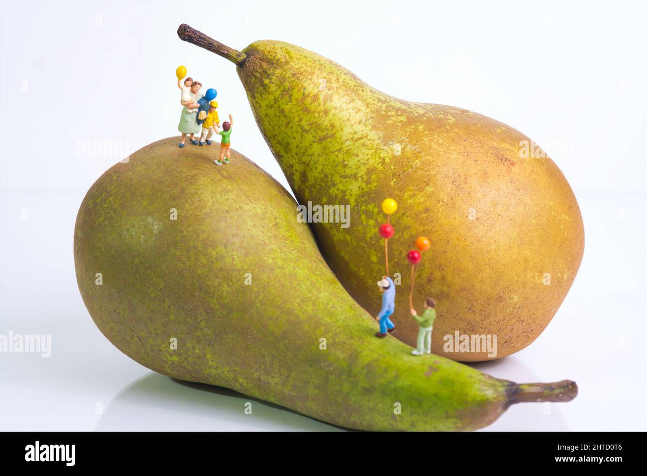 Happy child balloons on nature hi-res stock photography and images - Alamy