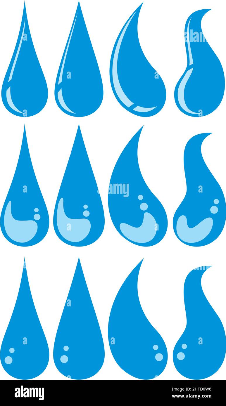 Earth water droplets Stock Vector Images - Alamy