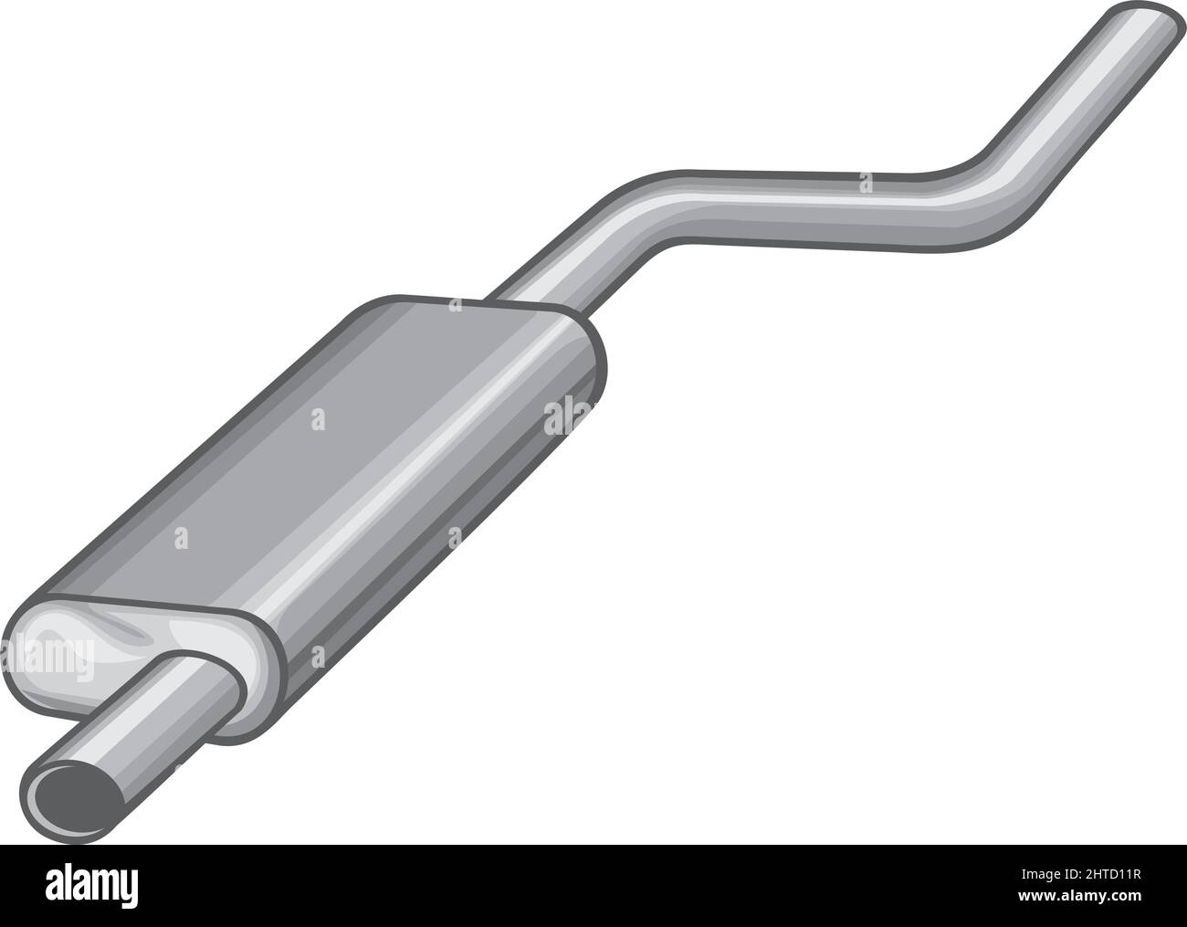 Car exhaust system icon Cut Out Stock Images & Pictures - Alamy