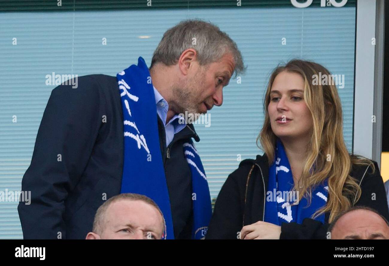 28 February 2022 - ROMAN ABRAMOVICH - CHELSEA FC FILE PHOTO CHELSEA ...