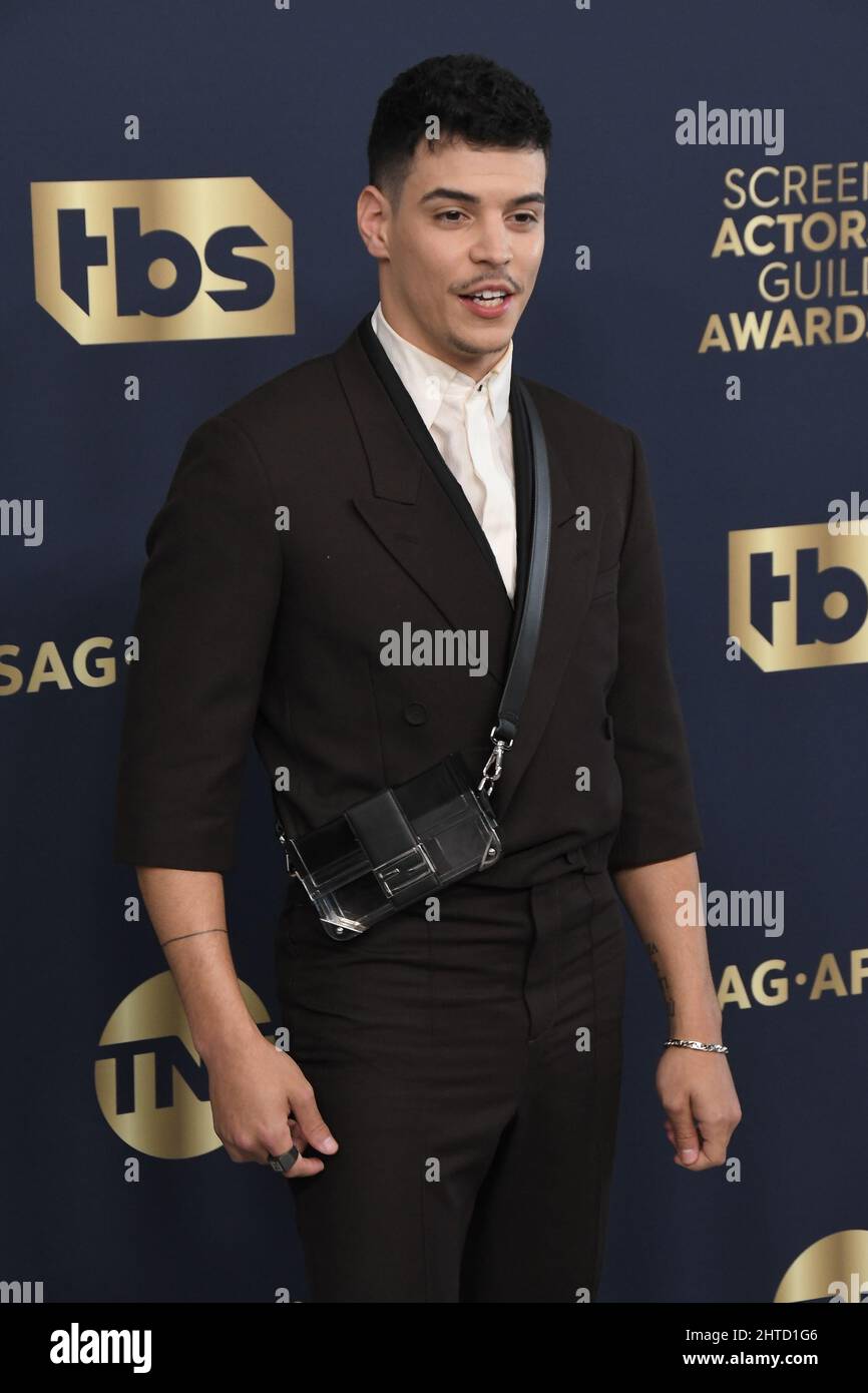 Aaron Dominguez arrives at the 28th Screen Actors Guild Awards held at ...