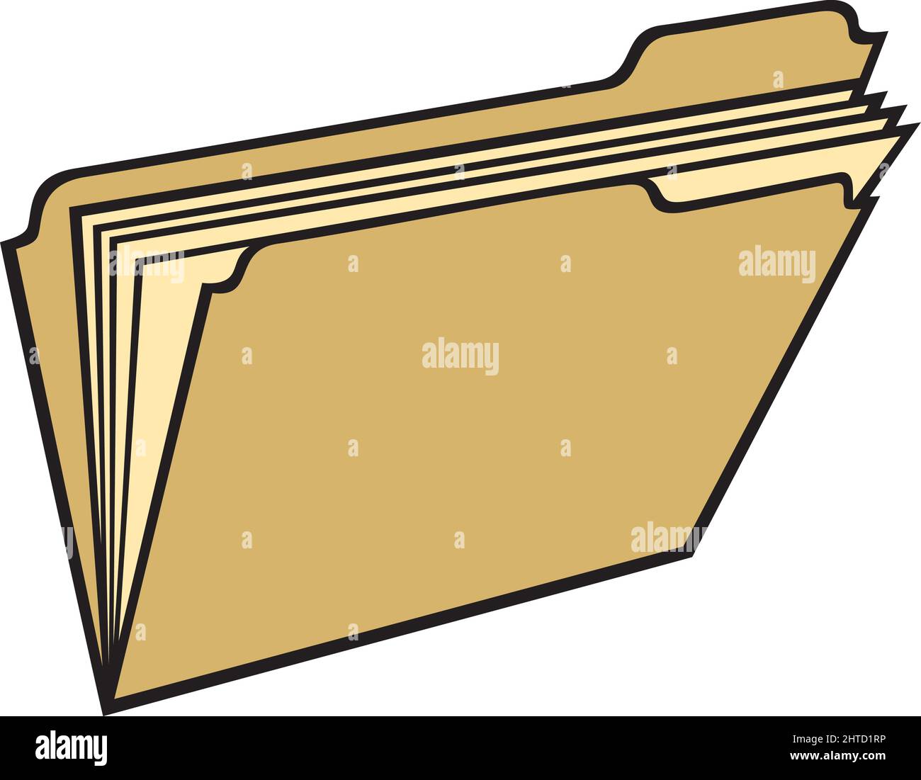 Folder vector illustration Stock Vector Image & Art - Alamy