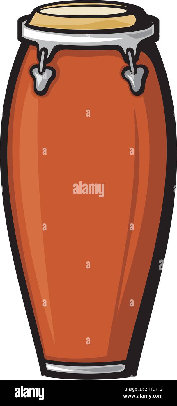 African conga drum vector illustration Stock Vector Image & Art - Alamy
