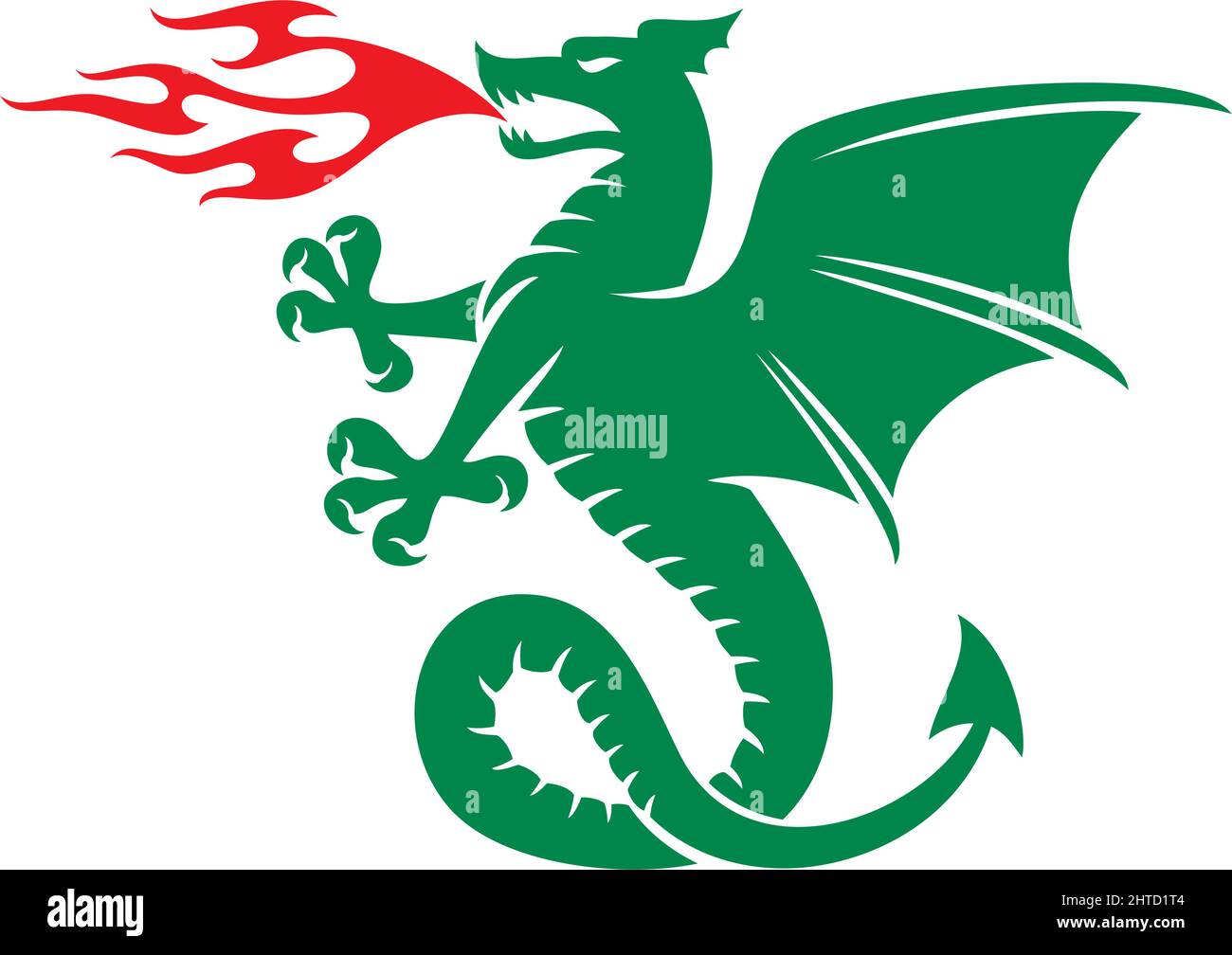 Dragon vector illustration Stock Vector Image & Art - Alamy