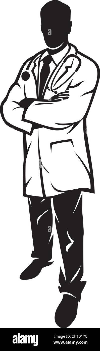 Medical doctor vector illustration Stock Vector Image & Art - Alamy