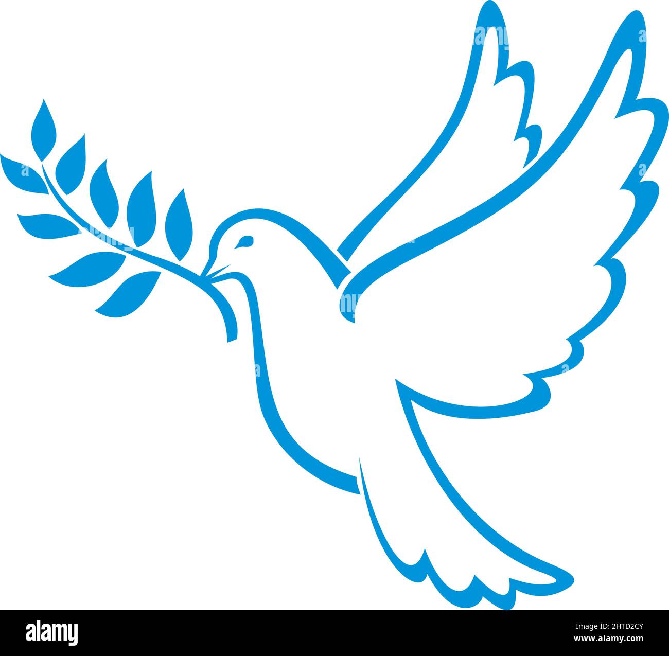 Dove of Peace Vector Illustration Stock Vector Image & Art - Alamy