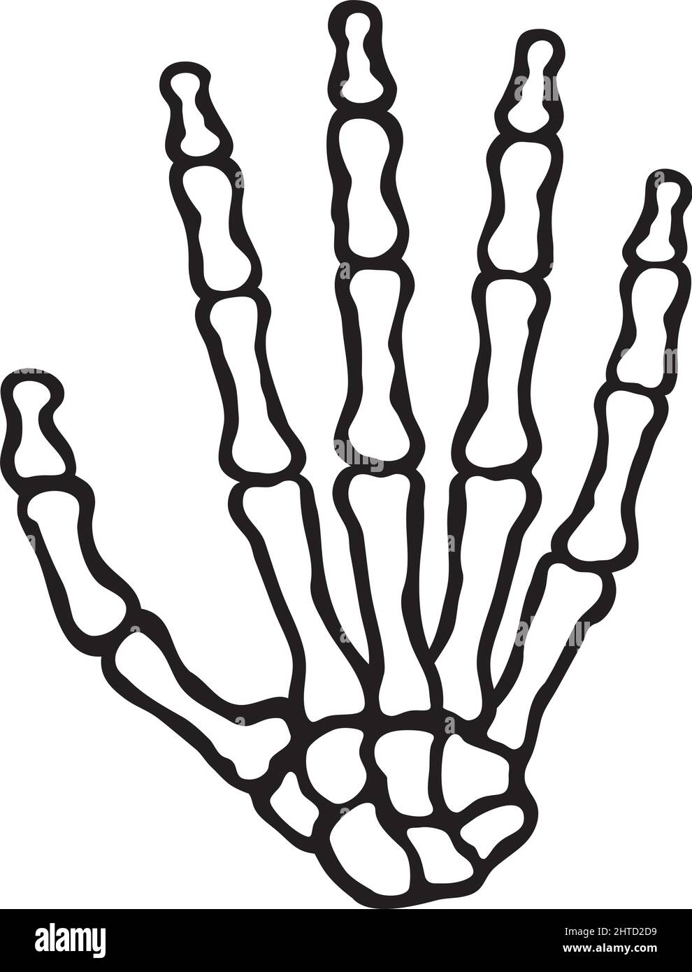 Skeleton Hand Clip Art