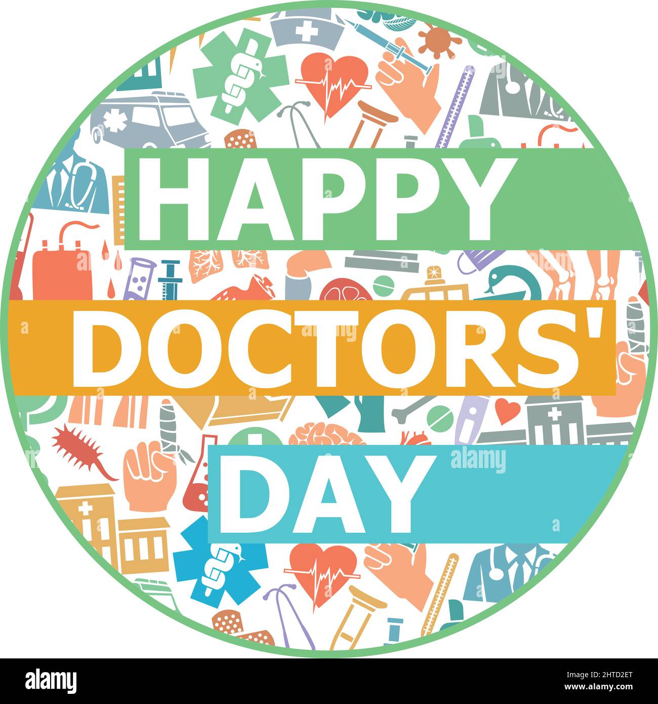 Happy doctors day design vector illustration Stock Vector Image & Art ...