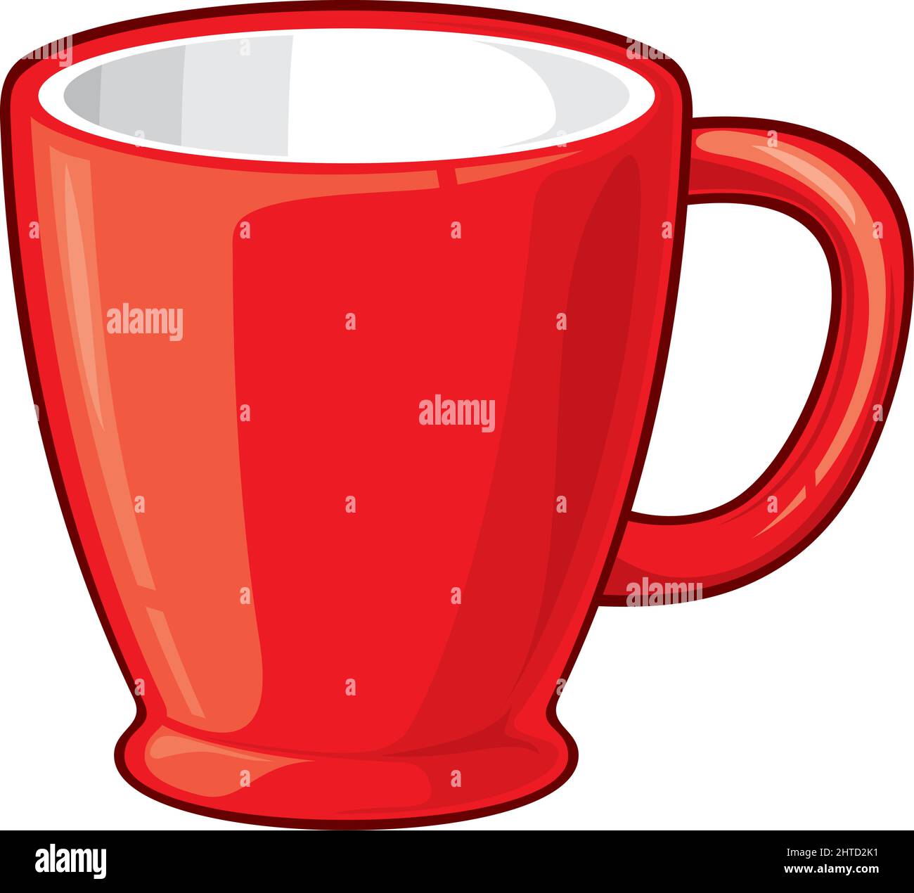 Cup coffee glass clean Stock Vector Images - Alamy