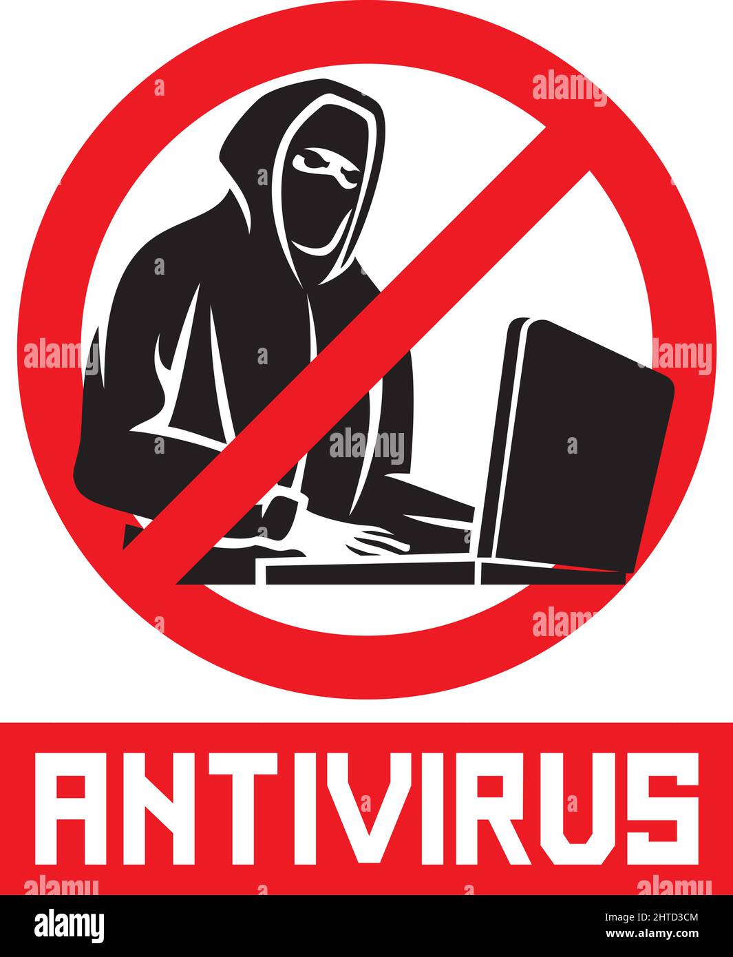 Antivirus sign vector illustration Stock Vector Image & Art - Alamy