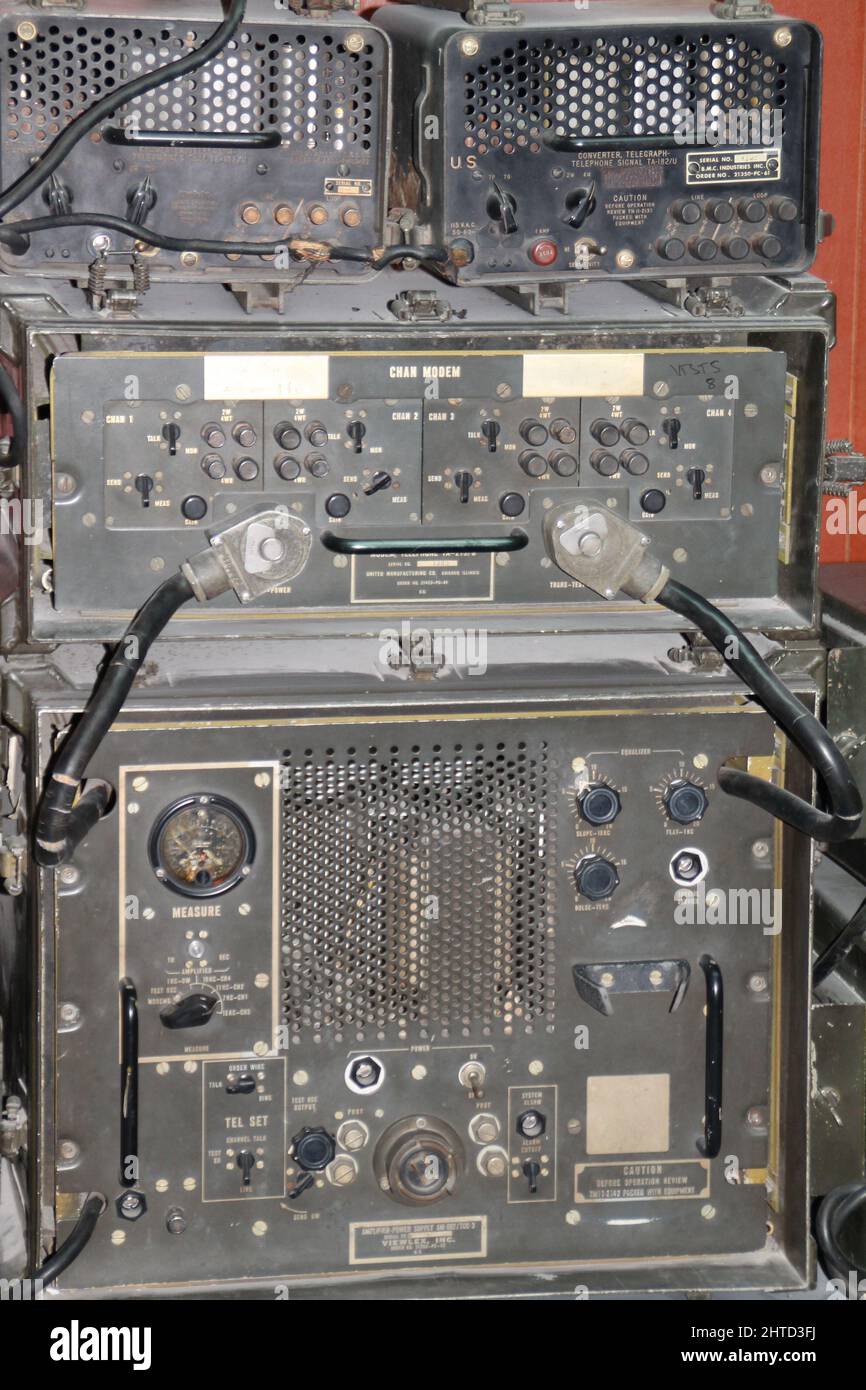 Old military equipment hi-res stock photography and images - Alamy