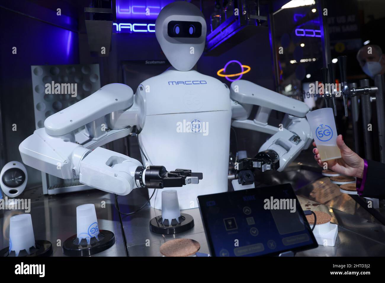 Telefonica stand hi-res stock photography and images - Alamy