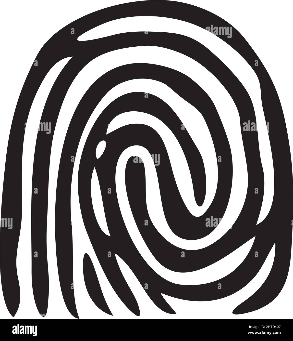 Finger print vector illustration Stock Vector Image & Art - Alamy