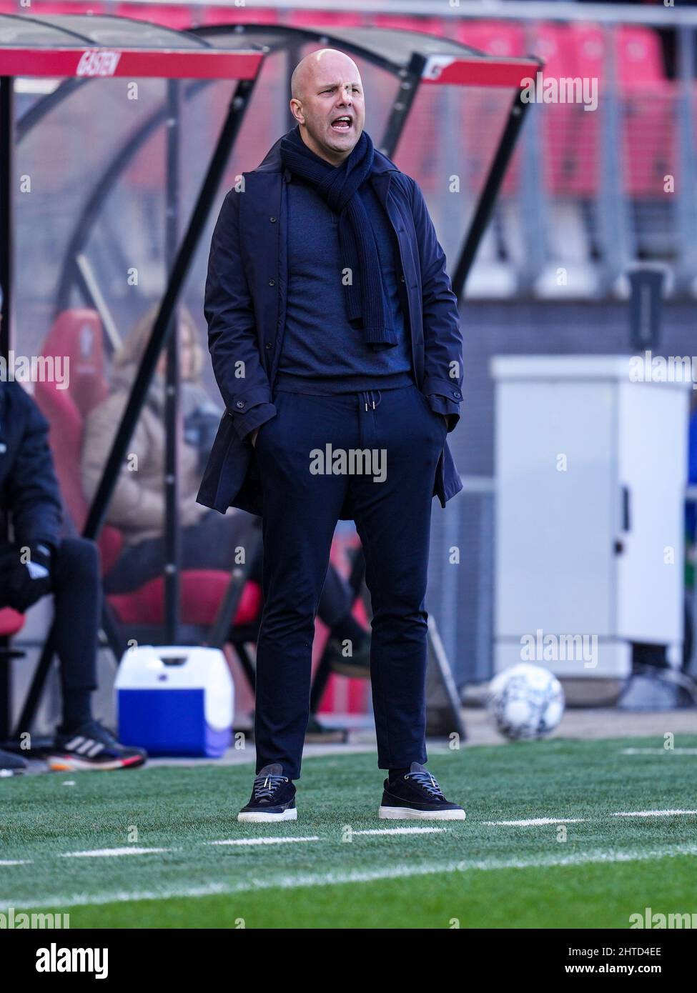 Alkmaar - coach Arne Slot of Feyenoord during the match between AZ ...