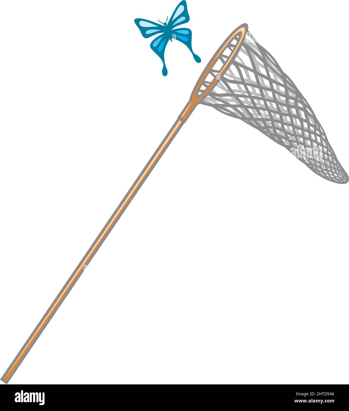 Butterfly and net vector illustration Stock Vector Image & Art - Alamy