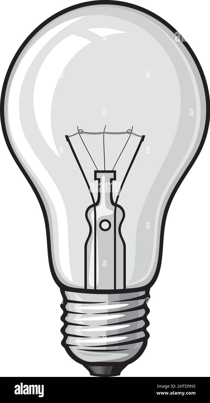 Classic light bulb vector illustration Stock Vector Image & Art - Alamy