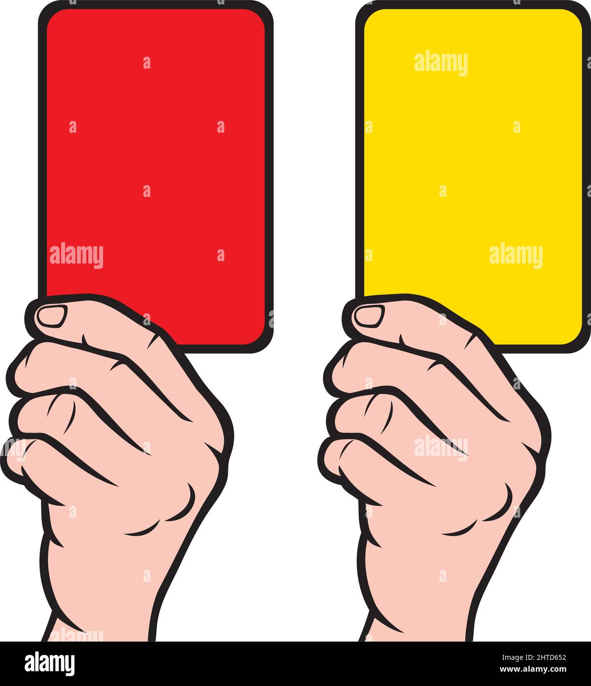 Soccer referees Stock Vector Images - Alamy